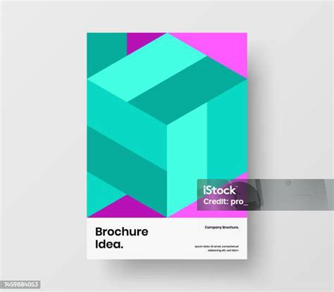 여러 가지 빛깔의 기하학적 패턴 플래카드 템플릿입니다 원래 프리젠 테이션 A4 디자인 벡터 일러스트 레이 션입니다 0명에 대한