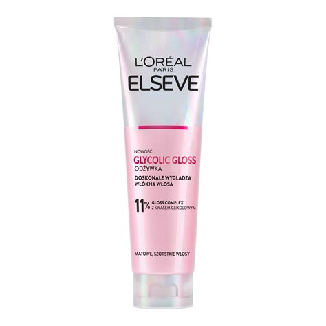 Loréal Paris Elseve Glycolic Gloss Odżywka Do Włosów 150 Ml Hebepl