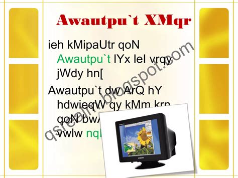 Input Output Devices An Introduction Ppt