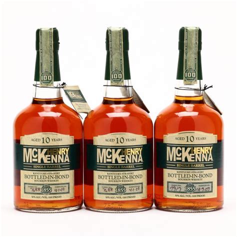 Henry Mckenna Single Barrel Bourbon Lot 8057 Rare Spirits Auctionsep