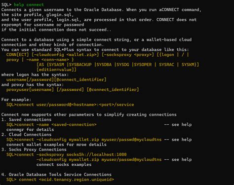 Oracle Sqlcl 242 Connection Attempts And Thick Thin