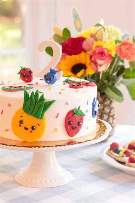 Dancing Fruit Birthday Cake Fruit Birthday Fruit Birthday Party