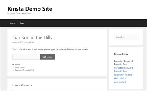 How To Password Protect Your Wordpress Site Every Method Kinsta®