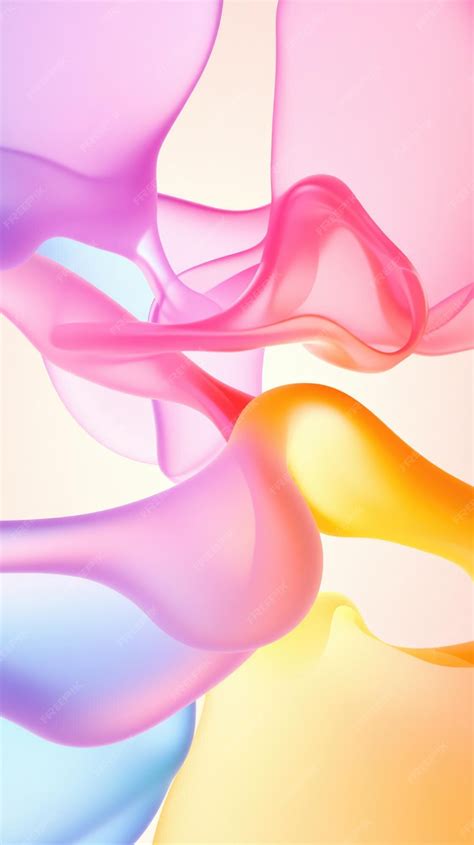 Premium Photo Abstract Color Gradient Soft Color Transition Organic Geometry Pattern Background