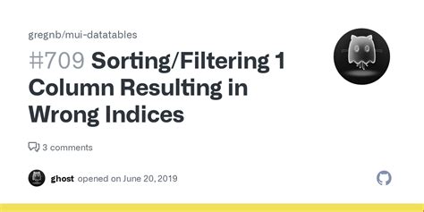 Sortingfiltering 1 Column Resulting In Wrong Indices · Issue 709 · Gregnbmui Datatables · Github