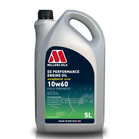 EE Performance 10w60 Engine Oil Millers Oils RPS STORE