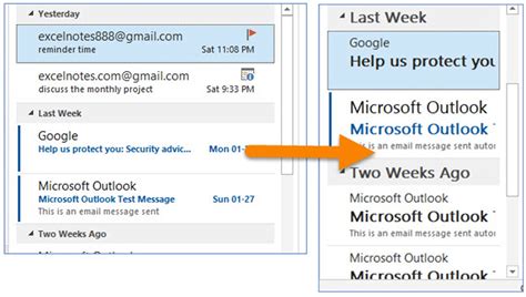 How To Change The Font Or Font Size In The Message List In Outlook ExcelNotes