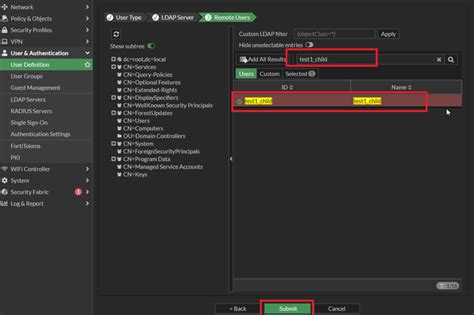 Technical Tip Use An Active Directory Global Cata Fortinet Community
