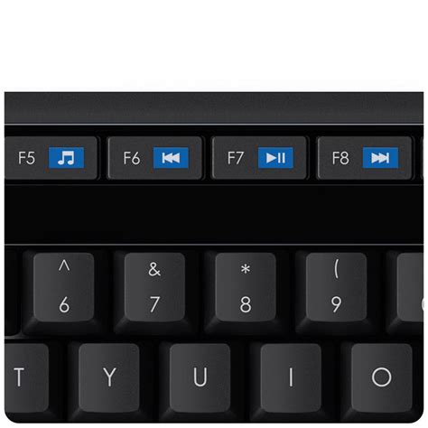 Logitech K345 Wireless Full Sized Keyboard With Palm Rest Black