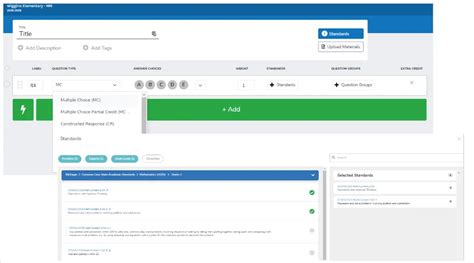 Standards Based Assessment Creation And Administration