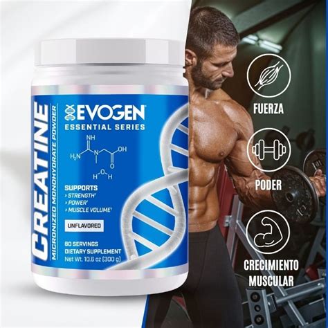 Creatina Monohidratada Evogen Suplemento Deportivo Premium Gymbro Perú Suplementos