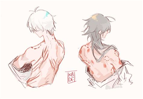 Rule 34 2boys After Sex Back View Bite Marks Claw Marks Honkai