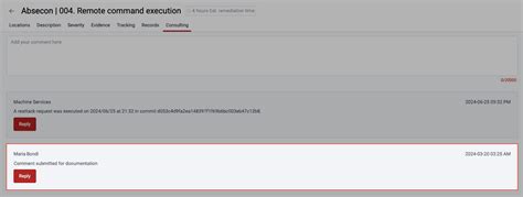 Comment On Consulting Sections Fluid Attacks Help