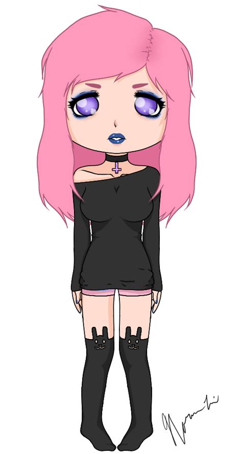 Pastel Goth Girl Remake By Chocotokki On Deviantart