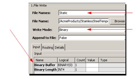 file write