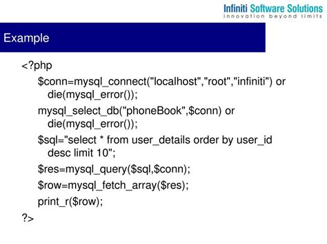 php mysql ppt download