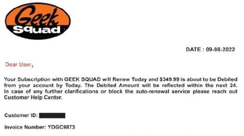 Fraud Alert Geek Squad Phishing Scam