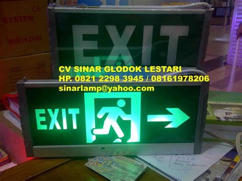 Lampu Emergency EXIT