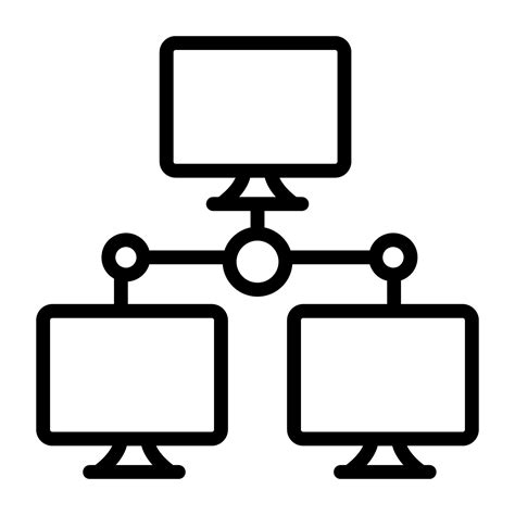 A Trendy Vector Design Of Lan Network Vector Art At Vecteezy