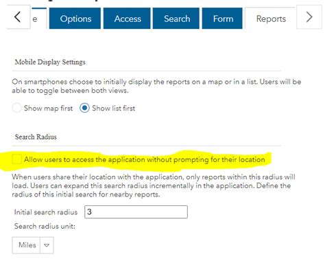 when geolocation is enabled reports features are not updated with new