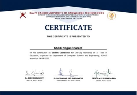 Nagulshareef Shaik On Linkedin 🎓 Excited To Share That I Recently Had