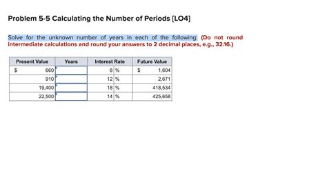 solved problem 5 5 calculating the number of periods l04]