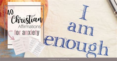 40 Powerful Christian Affirmations To Conquer Anxiety And Worry