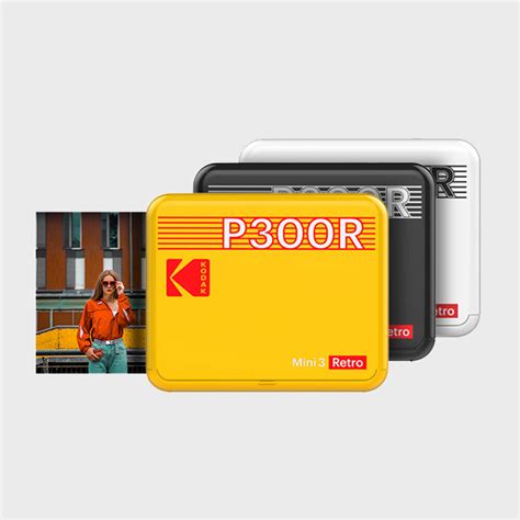 코닥 코닥 휴대용 포토프린터 미니 3 레트로 P300r 핸드폰 사진인화기 카트리지 60매 위시버킷
