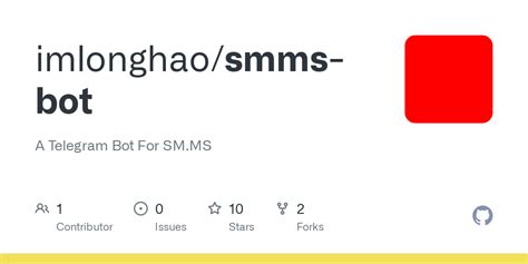 GitHub Imlonghao Smms Bot A Telegram Bot For SM MS