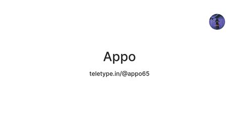 Appo — Teletype