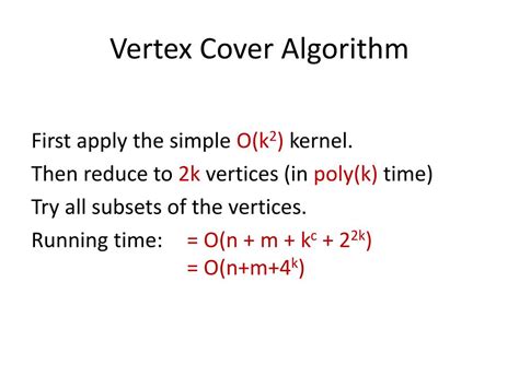 Ppt Parameterized Complexity Part I Basics Kernels And Branching Powerpoint Presentation
