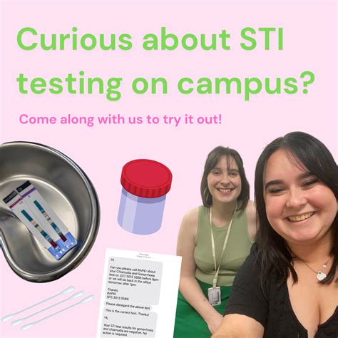 Curious About Sti Testing On Campus Come Along With Us To Try It Out