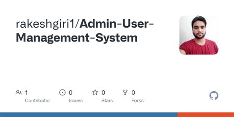 Github Rakeshgiri1admin User Management System
