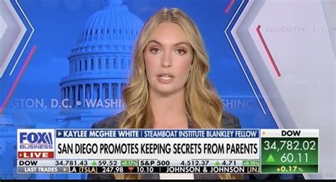 Blankley Fellow Kaylee Mcghee White Appears On Fox Business The