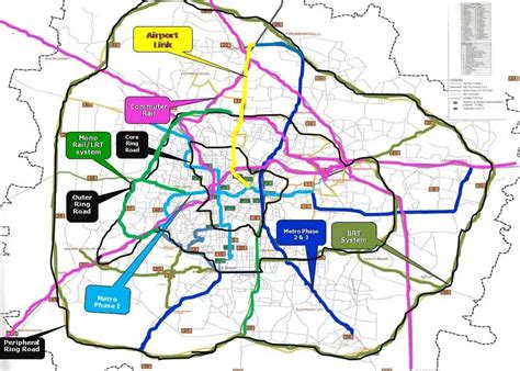 Detailed Road Map Bangalore •