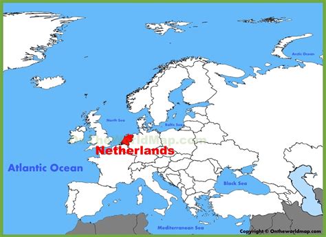 Netherlands Map Europe