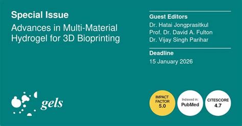 3d Bioprinting Bioinks Multi Hydrogel Hybrid Hydrogels Gels Open Access Journal