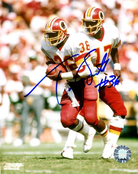 Autographed Timmy Smith 8x10 Washington Redskins Photo Main Line