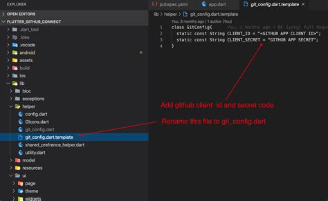 Gitconfigdart File Is Missing · Issue 7 · Thealphamercflutter Gitconnect · Github