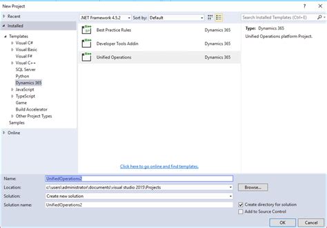Create New Model In D365
