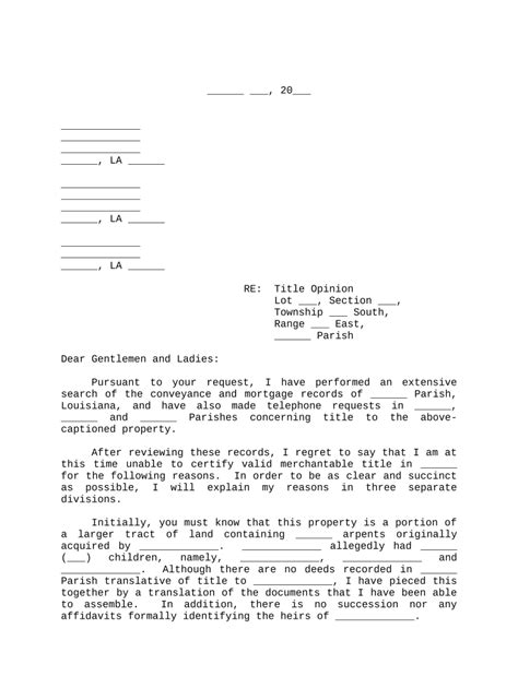 Letter Title Opinion Complete With Ease Airslate Signnow