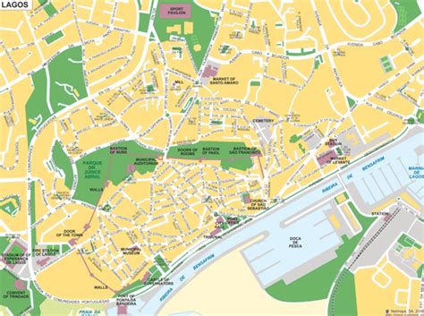 Lagos Map Nigeria