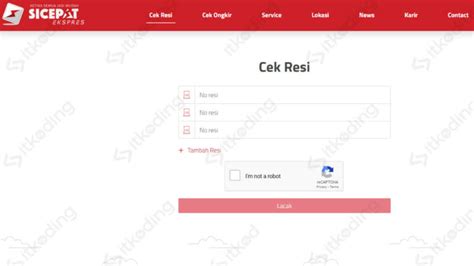 Cara Cek Resi Sicepat Halu Reg Dan Gokil Lengkap