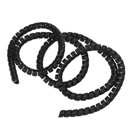 Universal Spiral Cable Wire Wrap For M365 Pro Electric Scooter Black
