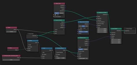 geometry nodes chainsaw teeth or tank track or making instances to follow curve in motion