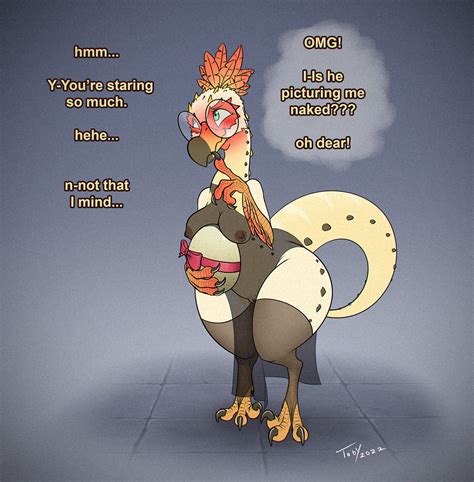 Rule 34 Anthro Avian Bird Bird Wyvern Blush Bottomwear Breasts Capcom Clothing Dialogue Dress