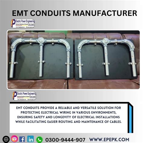 Emt Conduit Pipe And Fittings In Pakistan On Linkedin Emt Conduits Engineeringexcellence
