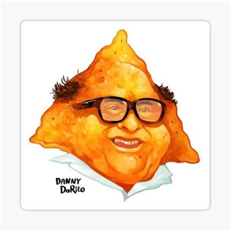 Danny Devito Danny Dorito Sticker For Sale By Lutubert Redbubble