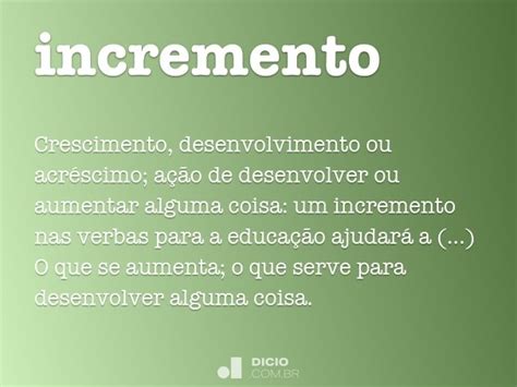 Definición de Incremento Qué es Significado y Concepto
