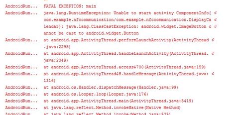 Android Widget Imagebutton Cannot Be Cast To Android Widget Button Message Stack Overflow